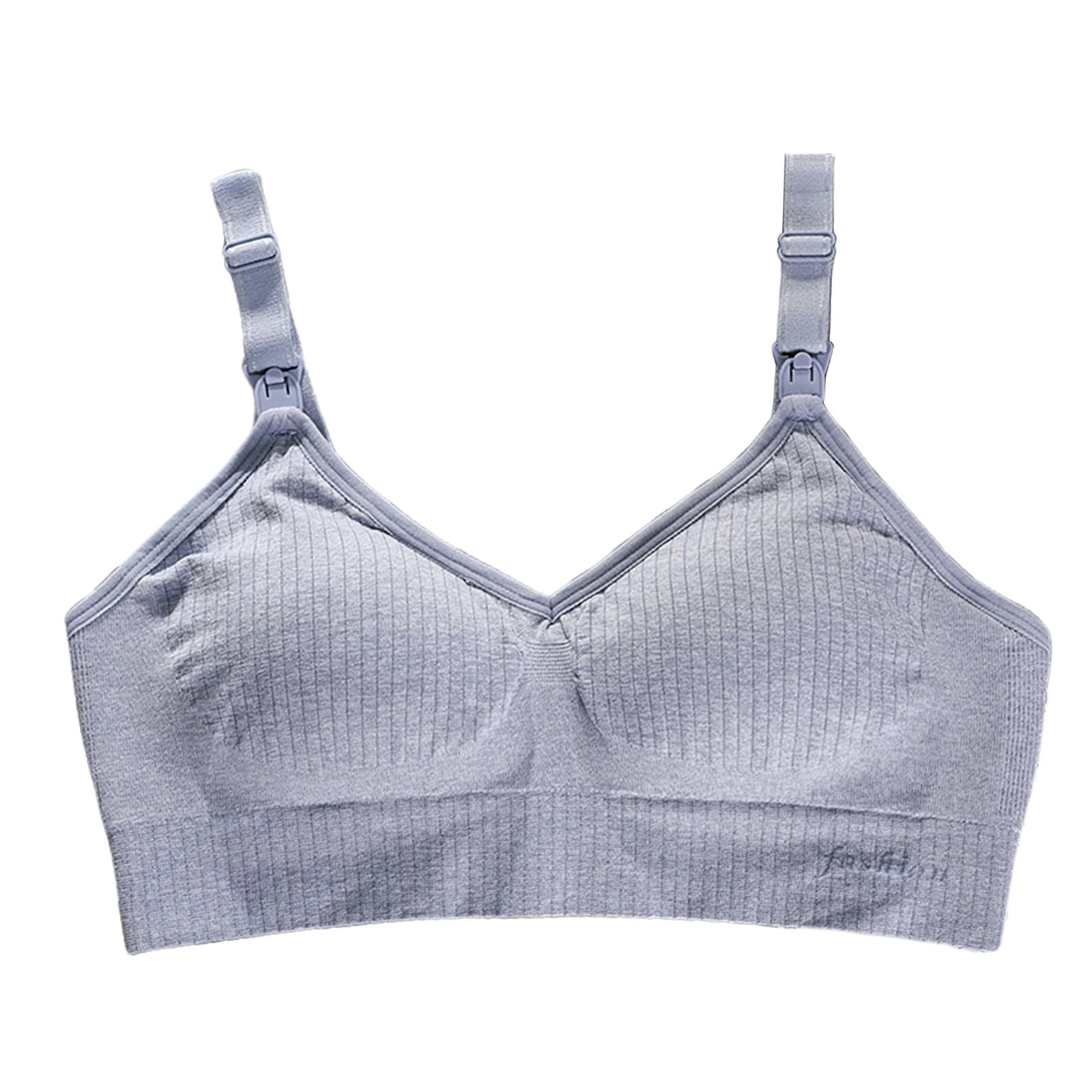 Maternity Lactation Bra Milk Front Buckle Nursing Bra - Walmart.com