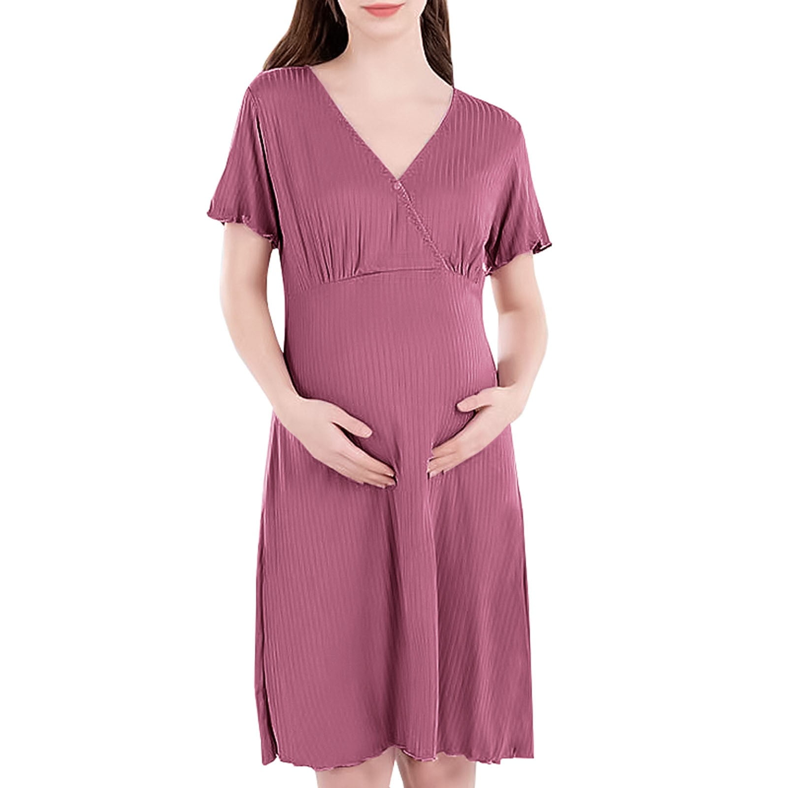 Maternity Sets Women Gown For Labor Home Outfit For Dress Hospital ...