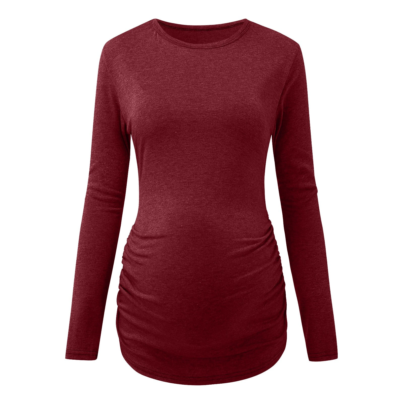 Maternity Swimsuit Top Women's Maternity Ruched Tunic Tops Mama Clothes ...