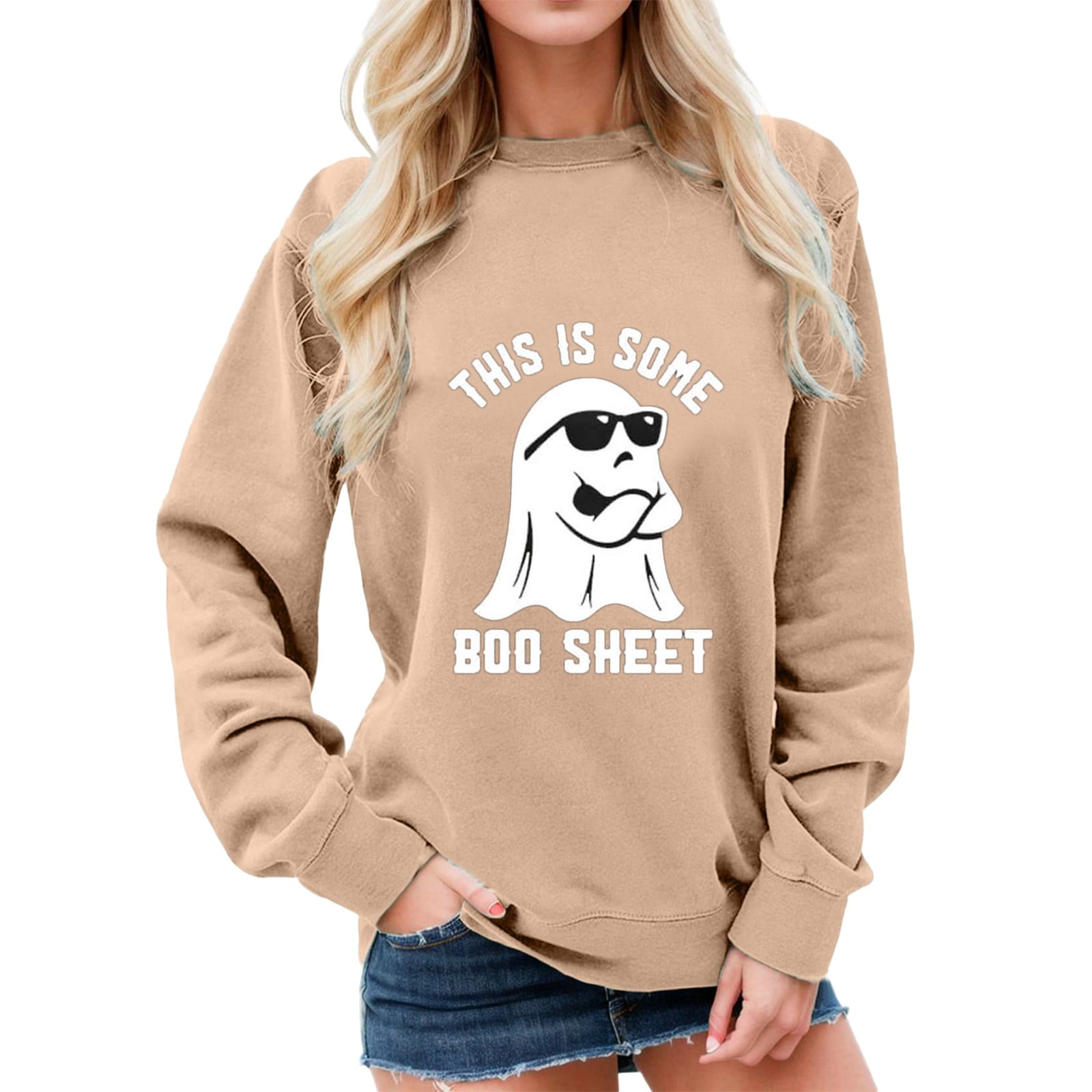 Adult Halloween Costume Casual Blouse Apparel Short Colla Top Color ...