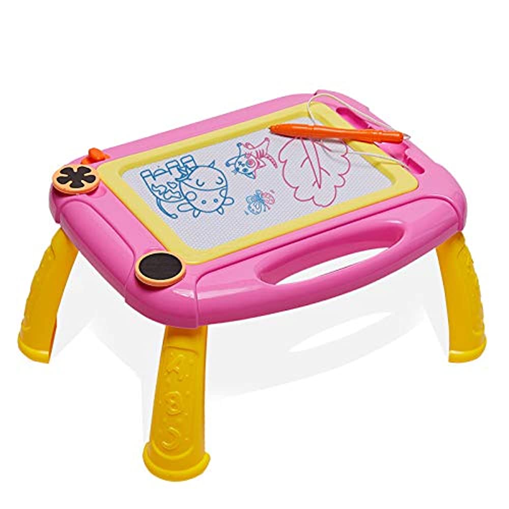 MATESY Magnetic Drawing Board, Birthday Gifts for Kids Age 1-5, Red ...