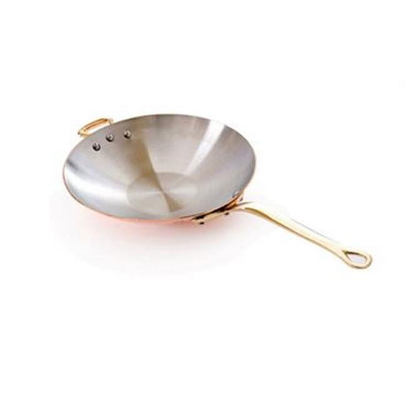 Matfer Bourgeat 034078 Copper Wok Chinese Frying Pan 11.88 in ...