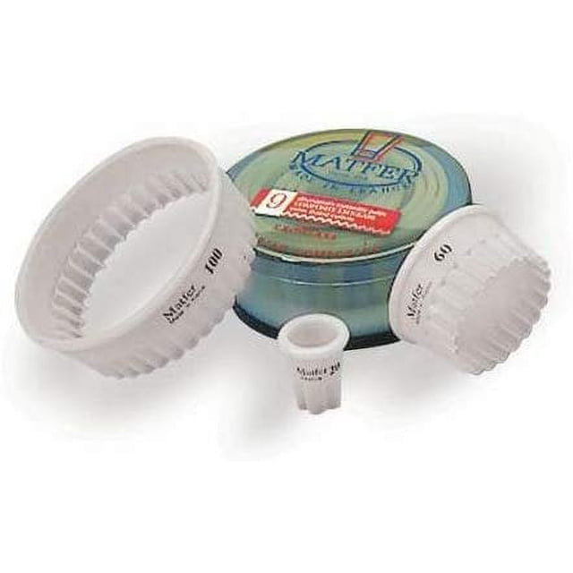 Matfer Bourgeat Exoglass® Pastry Cutter Set, Fluted, Set of 9 - Walmart ...