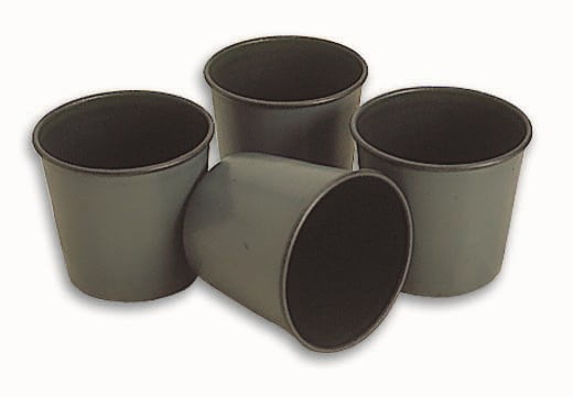 Matfer Bourgeat Exopan Steel Baba Molds, Nonstick, 2 1/2", Pack of 6 ...