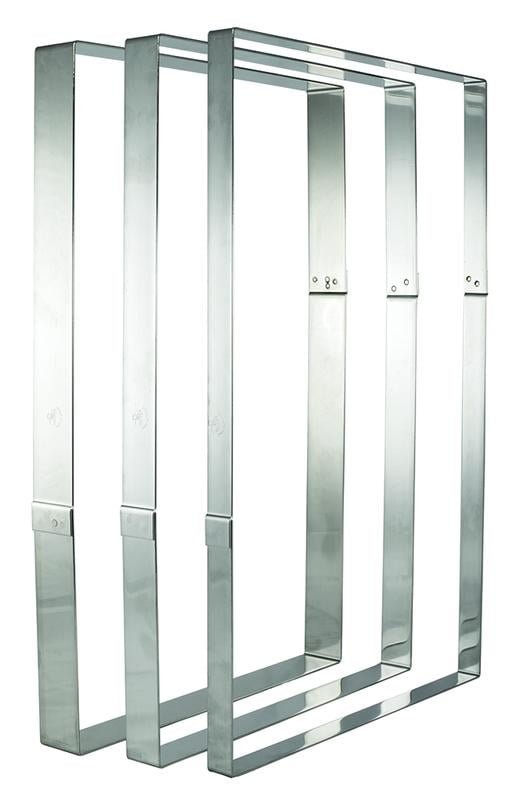 Matfer Bourgeat Stainless Steel Rectangular Frame, 22 3/4"x15"x1 3/8 ...