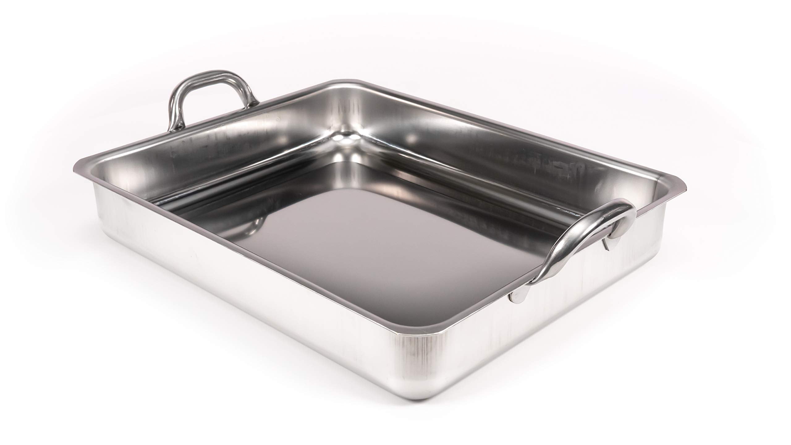 Matfer Bourgeat Stainless Steel Roast Pan, 17"x13 3/4" - Walmart.com