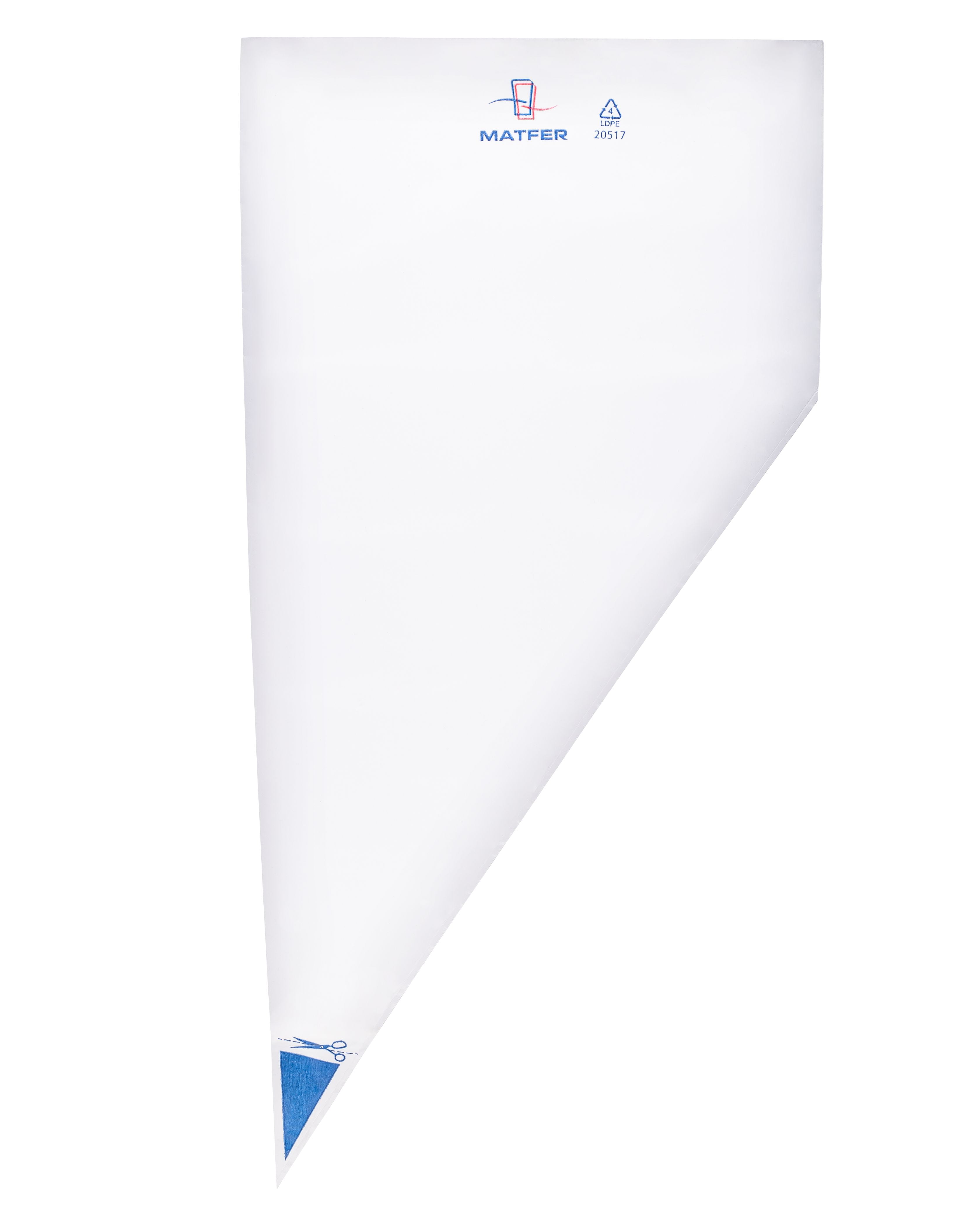 Matfer Bourgeat Standard Disposable Pastry Bags, 21", Roll of 100 ...