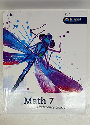 Pre-Owned Math 7 a Reference Guide Hardcover K12 Summit Curriculum ...
