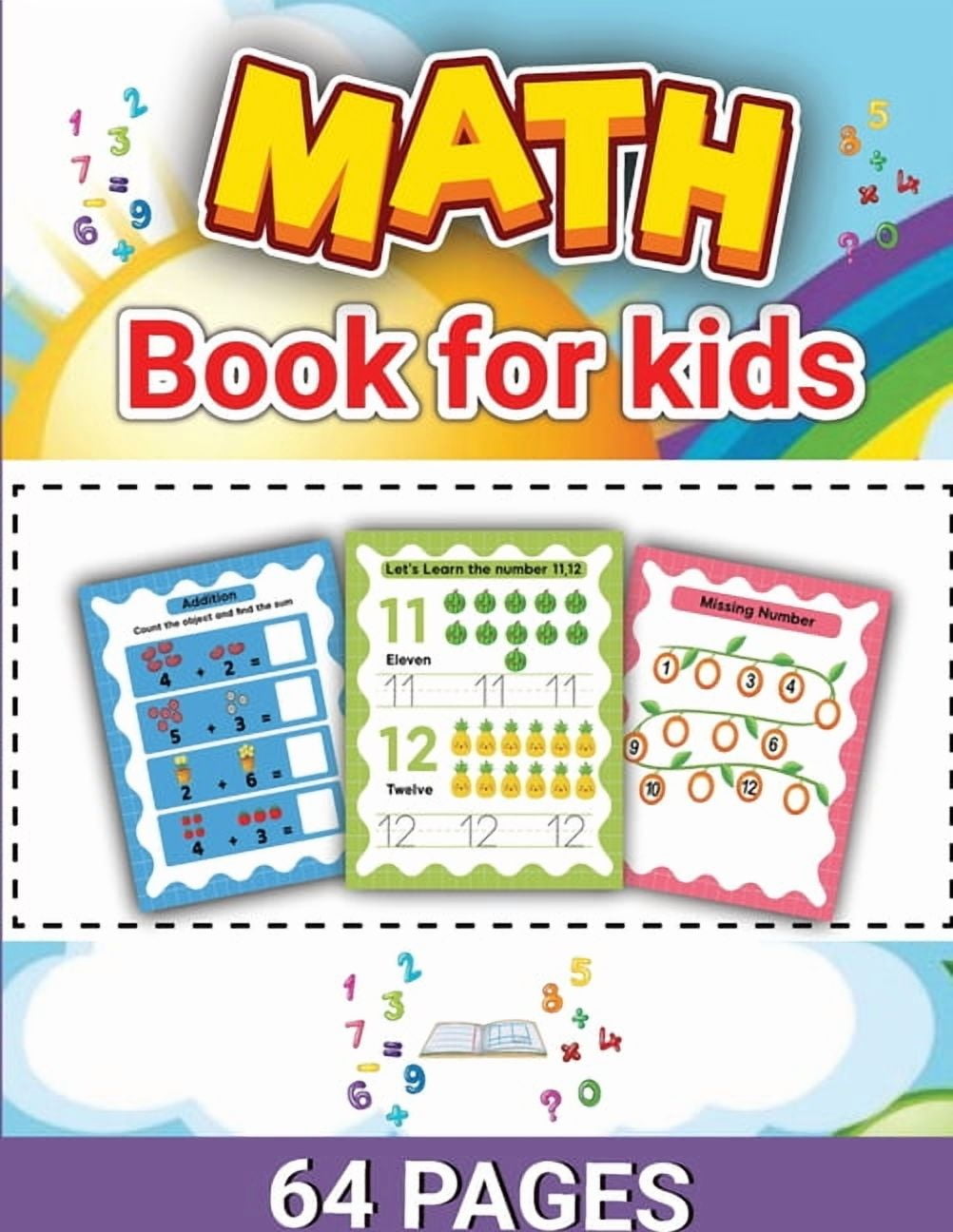 Math Activity Book for Kids: Math Activities for Kids, Math Book for ...