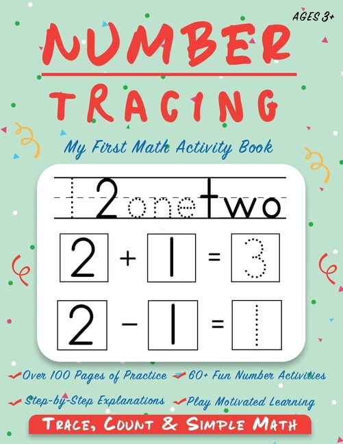 Math Activity Lesson Plan: Number Tracing - Math Activity Book : Learn ...