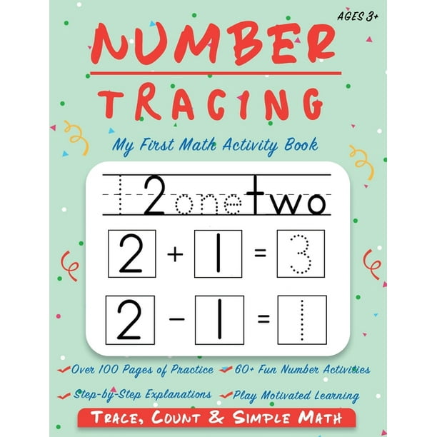 Math Activity Lesson Plan: Number Tracing - Math Activity Book : Learn ...