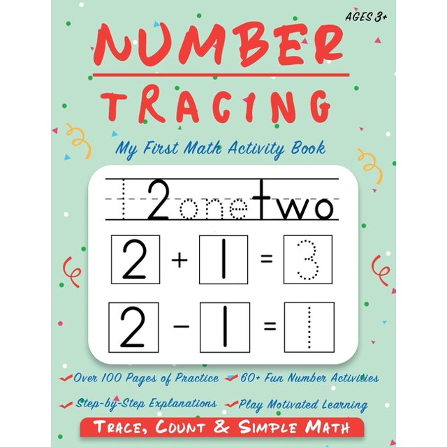 Math Activity Lesson Plan: Number Tracing - Math Activity Book : Learn ...