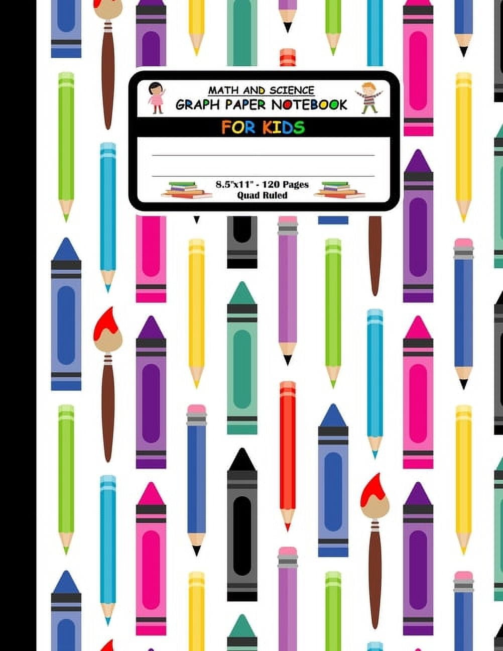 Math And Science Graph Paper Notebook For Kids : Square Grid or Quad ...