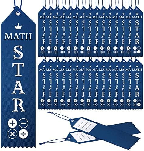 Math Award Ribbons Math Star Ribbons Student Prizes Student Awards with ...