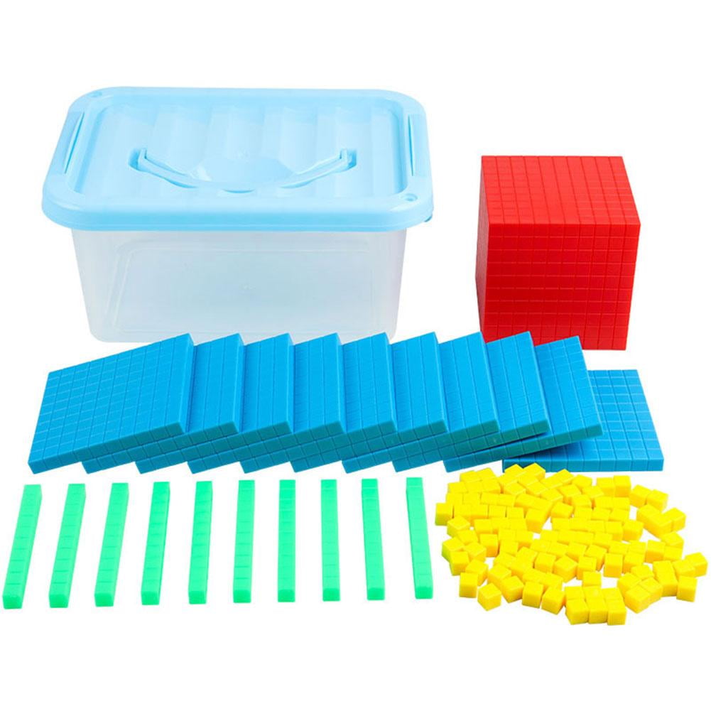 Math Blocks Counting Cubes Toy Kids Educational Base Manipulatives ...