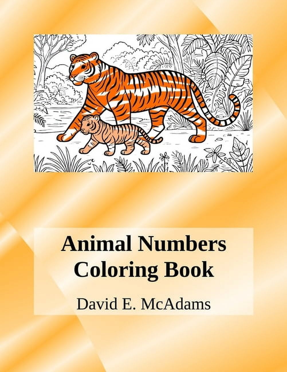 Math Books for Children Animal Numbers Coloring Book: Learn addition ...