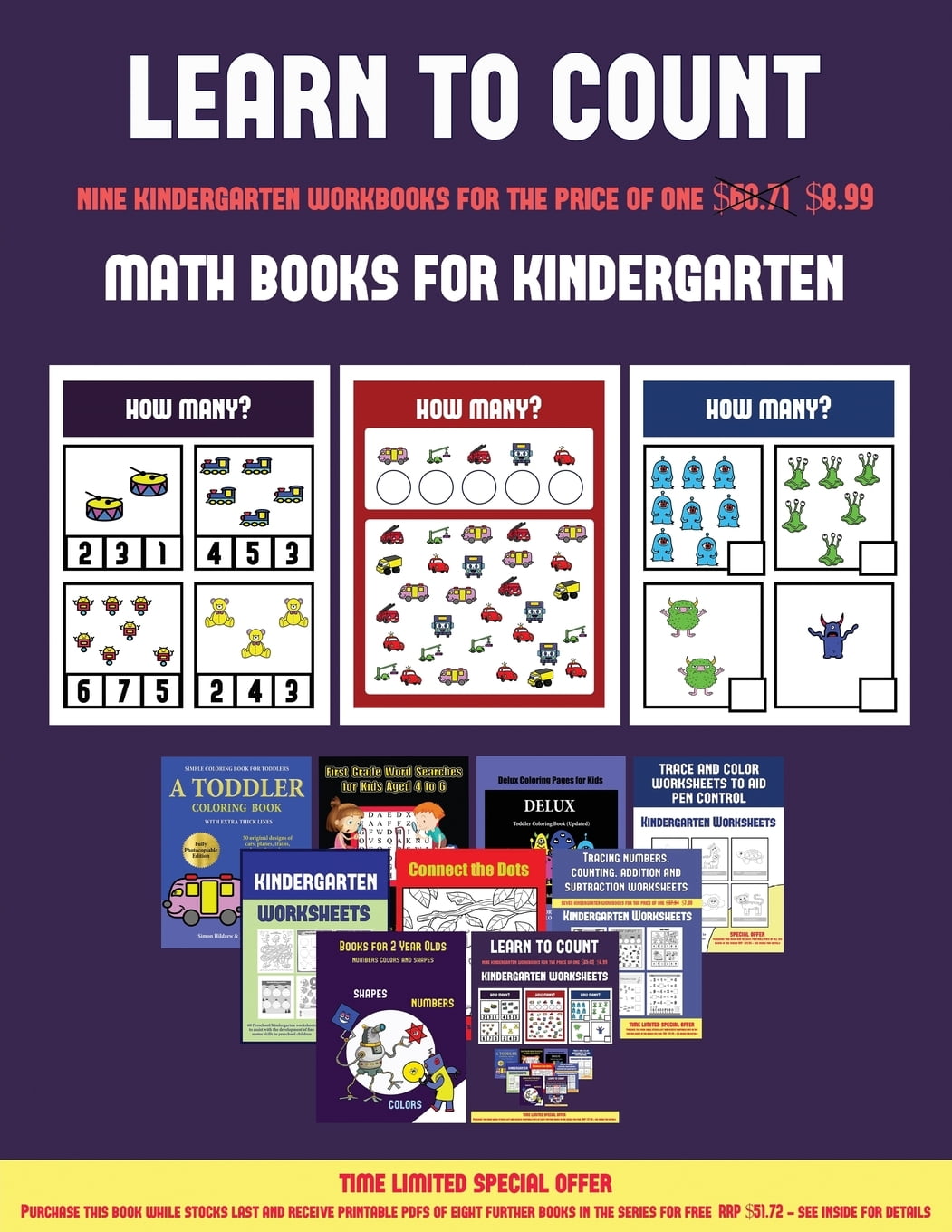 Math Books for Kindergarten: Math Books for Kindergarten (Learn to ...