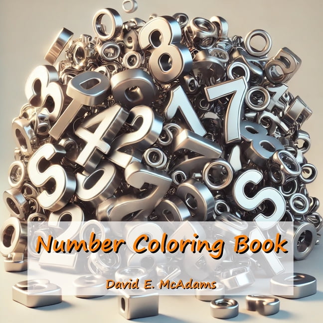 Math Books for Children Number Coloring Book: Learn to recognize ...
