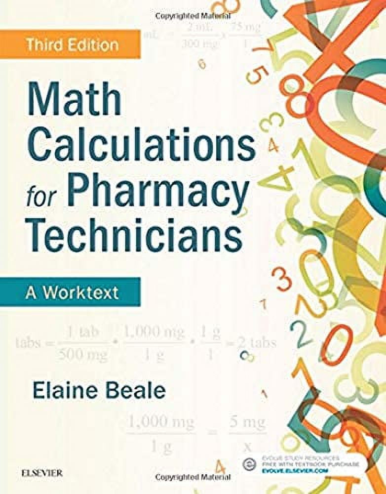 Math Calculations for Pharmacy Technicians: A Worktext (Paperback) by ...