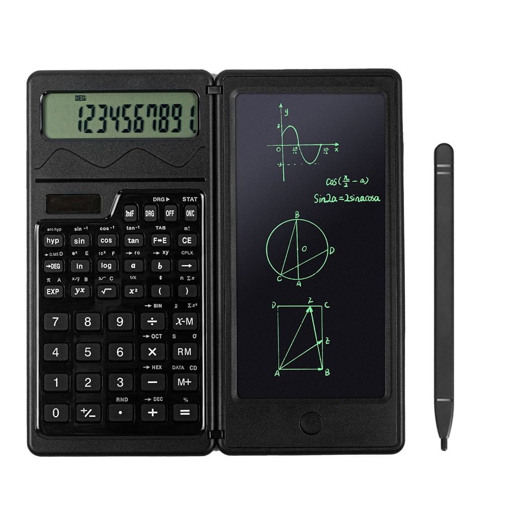 Math Calculator with Stylus Pen Lock Function with an Erasable Writing ...