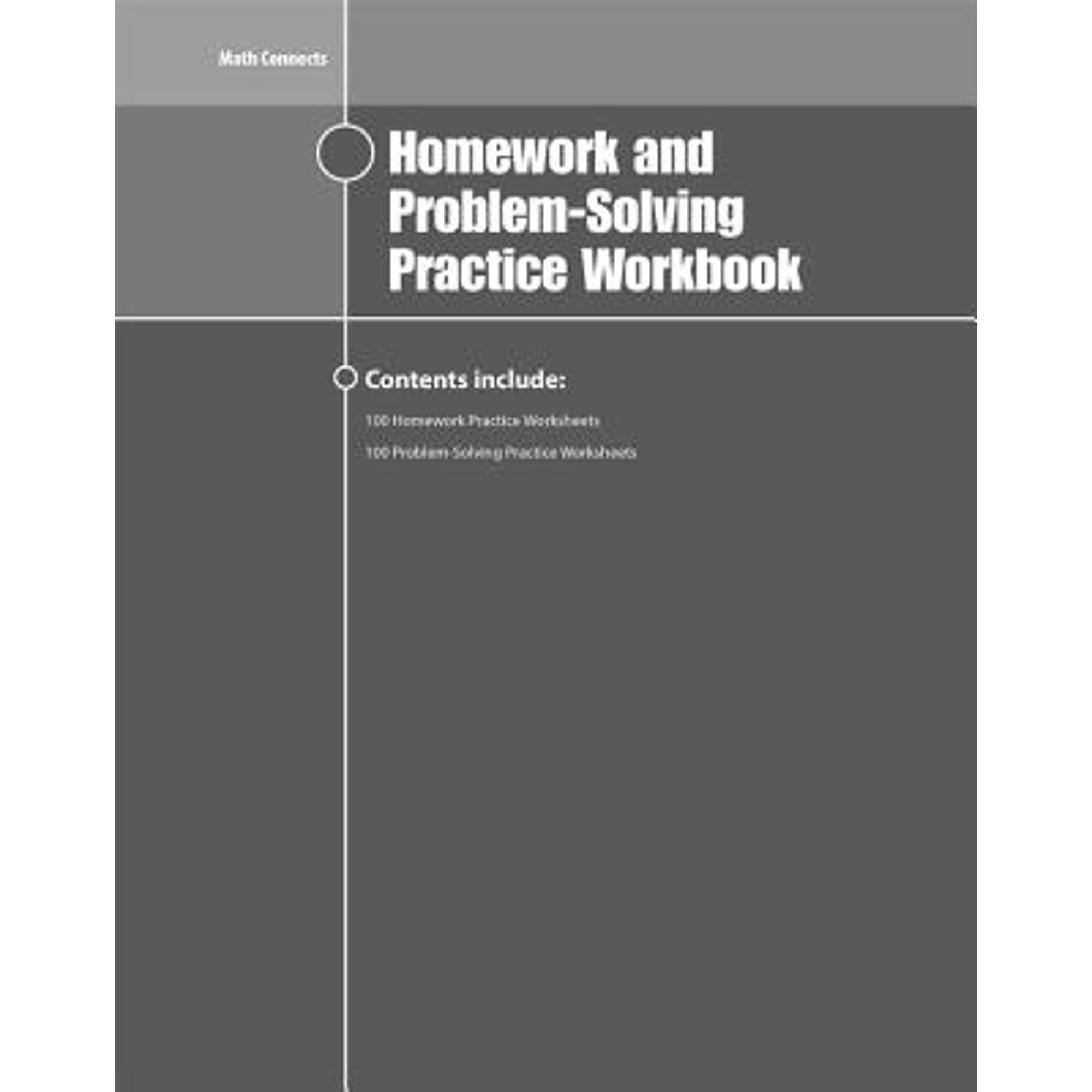 Pre-Owned Math Connects Homework and Problem-Solving Workbook, Course 3 ...