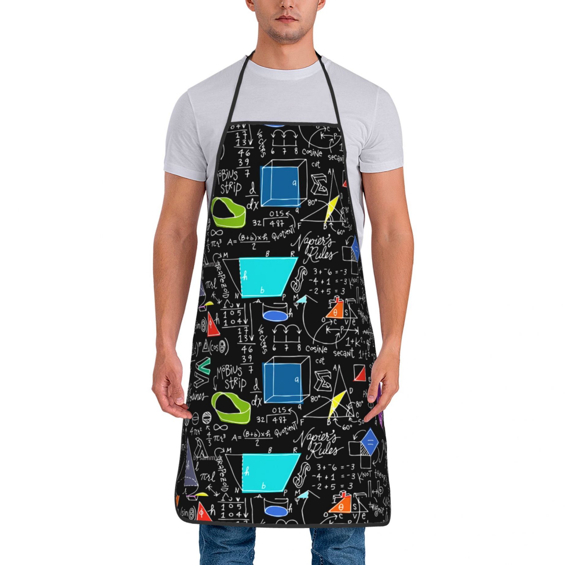 Math Count On It Aprons for Women Men Waterproof Apron Kitchen Chef ...