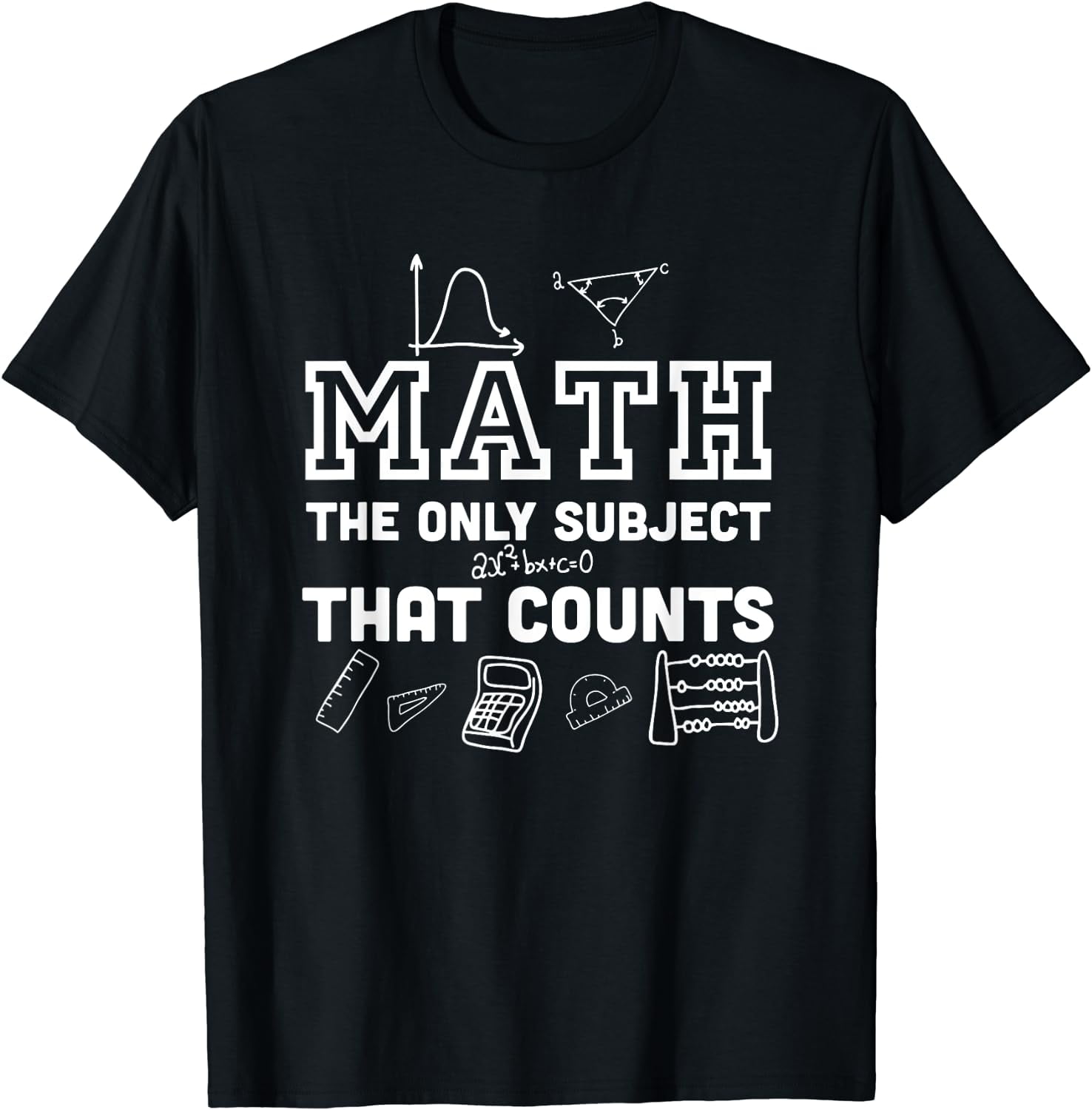 Math Counts - Funny Math Teacher Shirt - Walmart.com