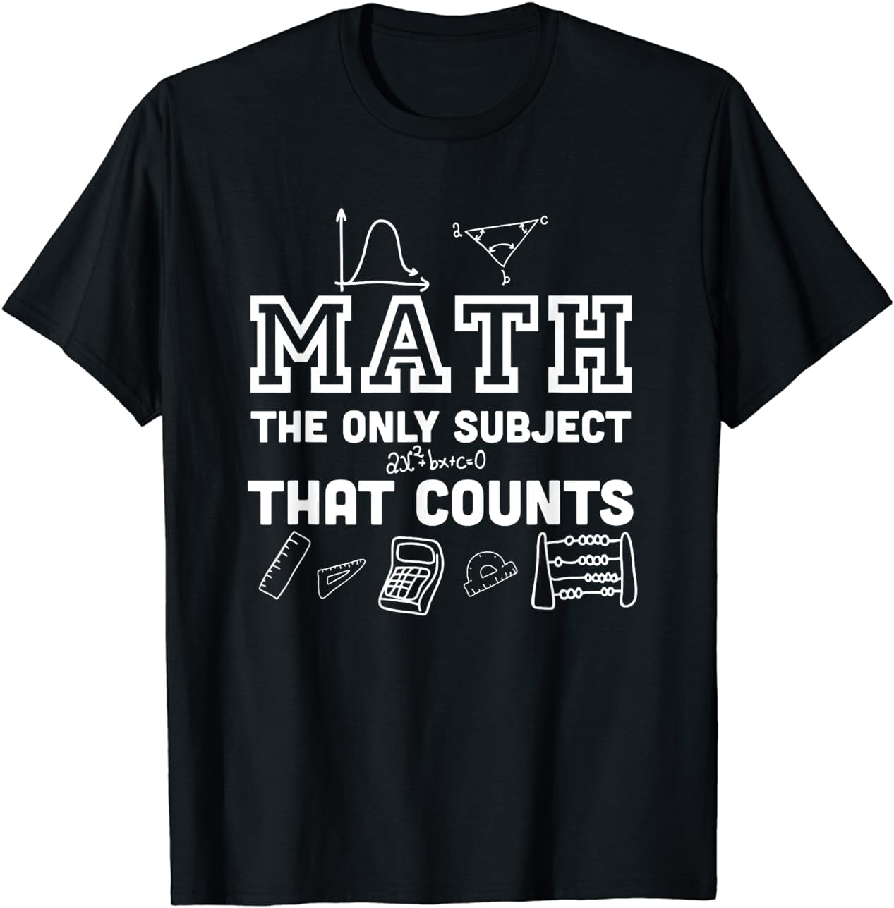 Math Counts - Funny Math Teacher Shirt - Walmart.com