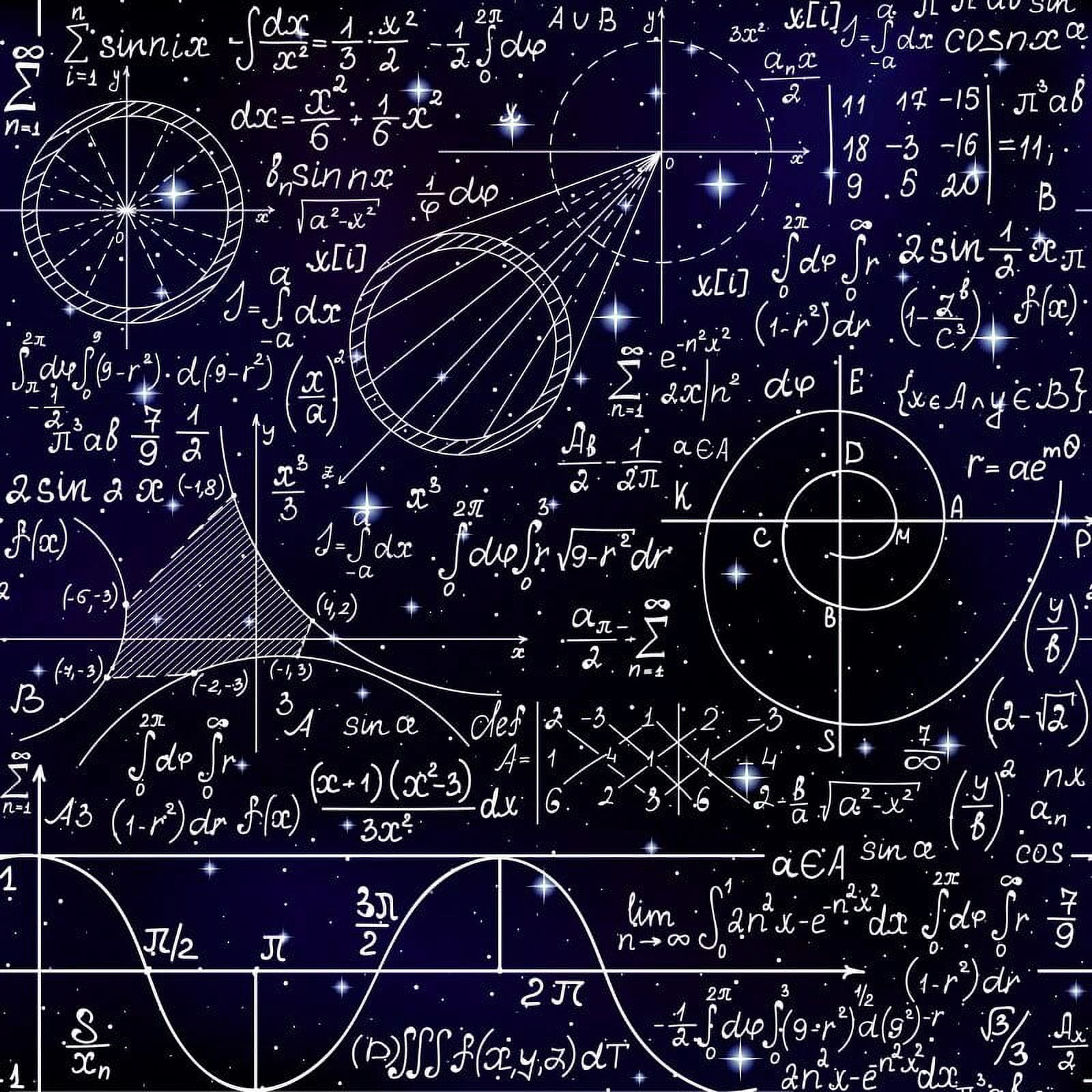 Math Course Classroom Blackboard Photography Backdrop Science Drawing ...