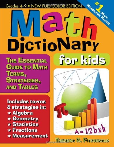 Pre-Owned Math Dictionary for Kids: The Essential Guide to Math Terms ...