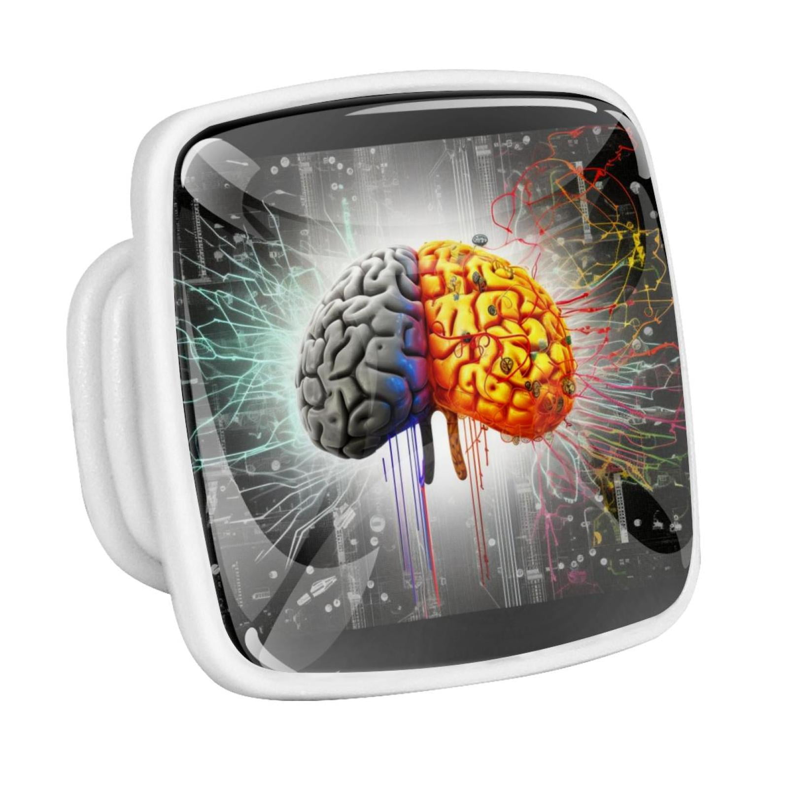 Math Engineering Brain Fluorescent Drawer Pulls with Screws Square 4 ...