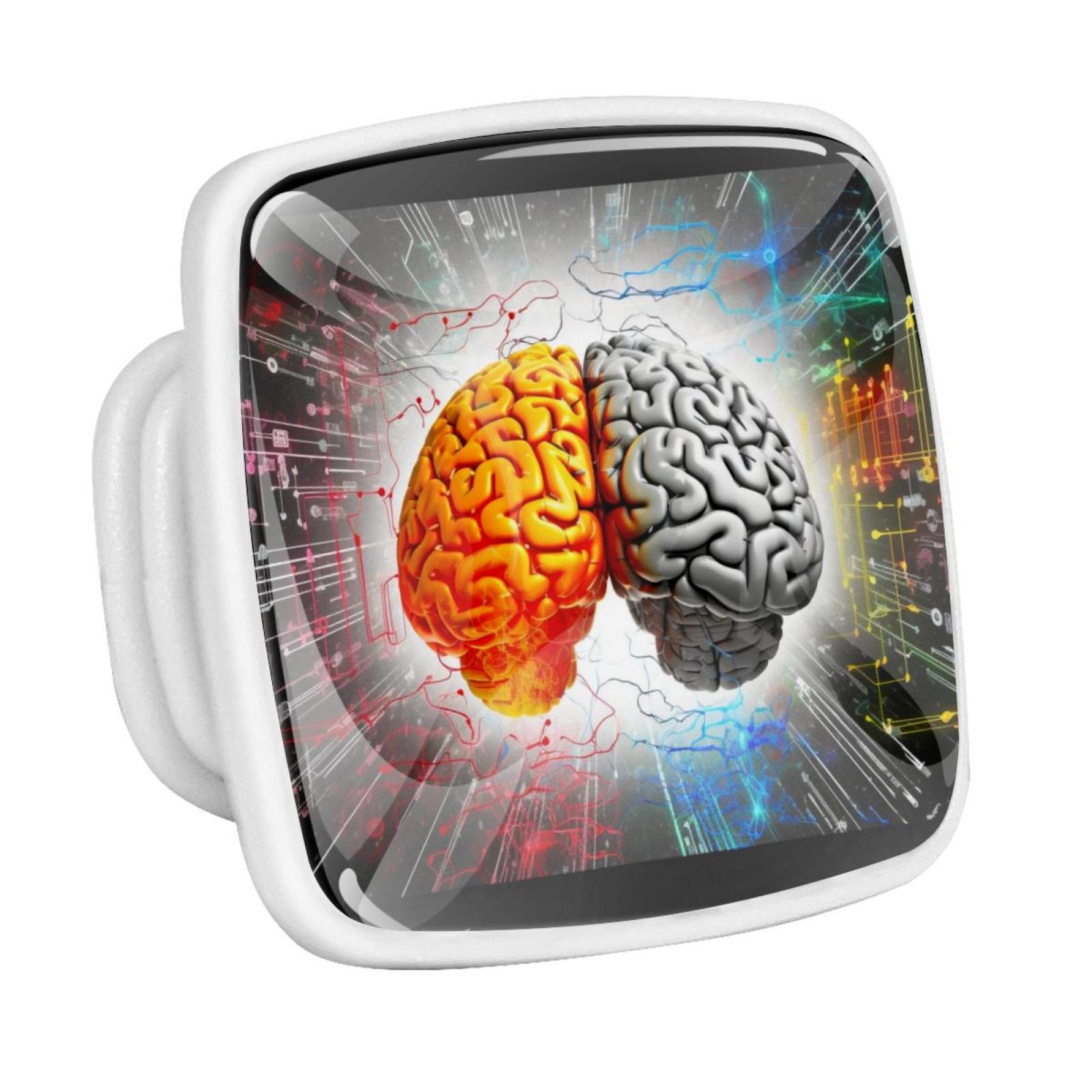 Math Engineering Brain Fluorescent Drawer Pulls with Screws Square 4 ...