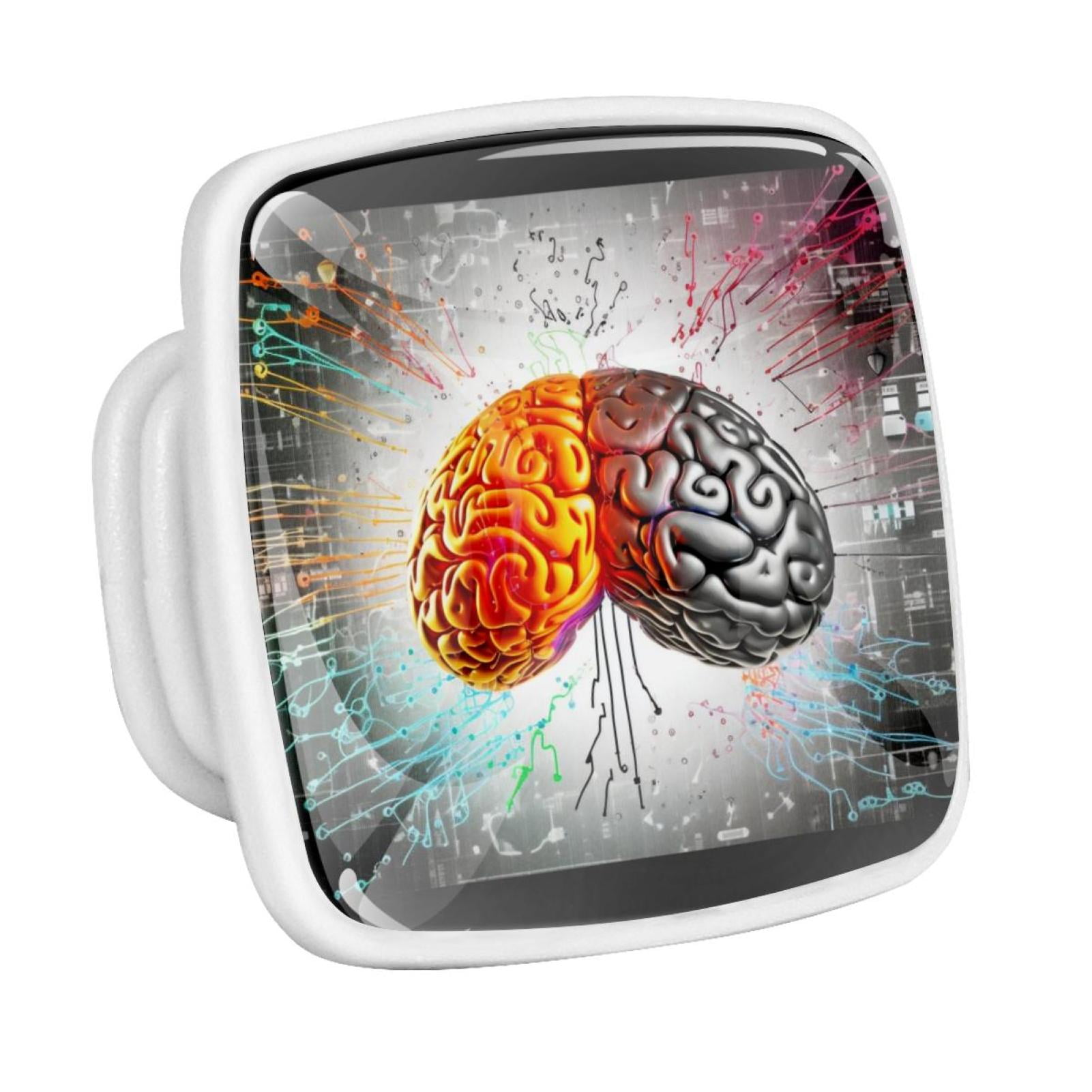 Math Engineering Brain Fluorescent Drawer Pulls with Screws Square 4 ...