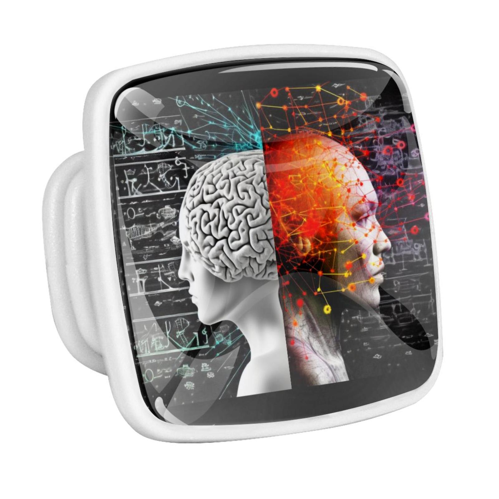 Math Engineering Brain Fluorescent Drawer Pulls with Screws Square 4 ...