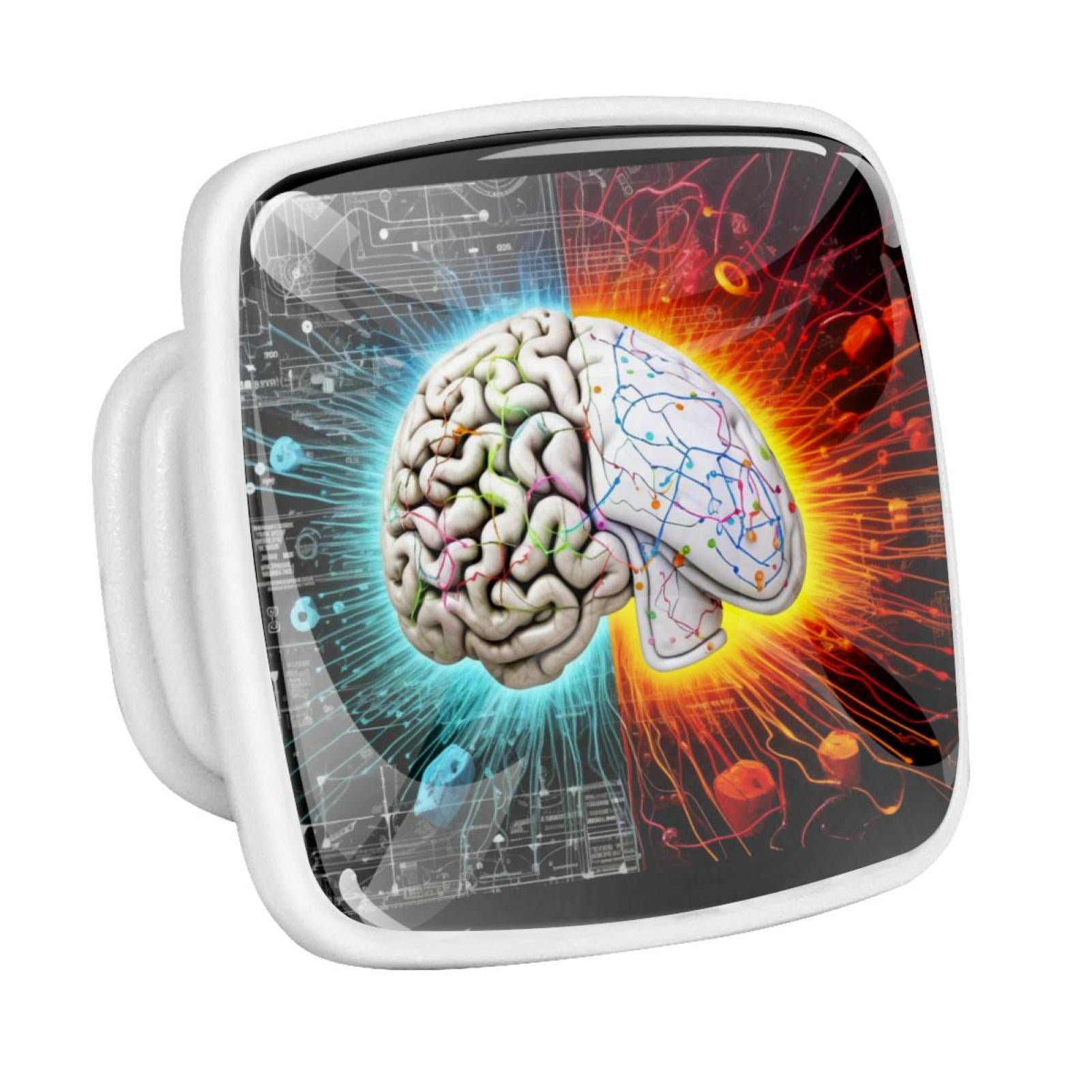 Math Engineering Brain Fluorescent Drawer Pulls with Screws Square 4 ...