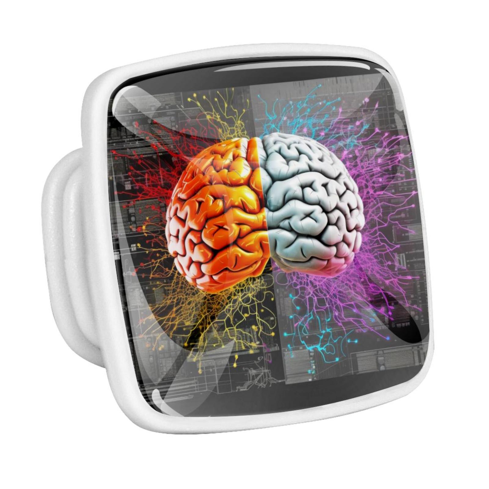 Math Engineering Brain Fluorescent Drawer Pulls with Screws Square 4 ...