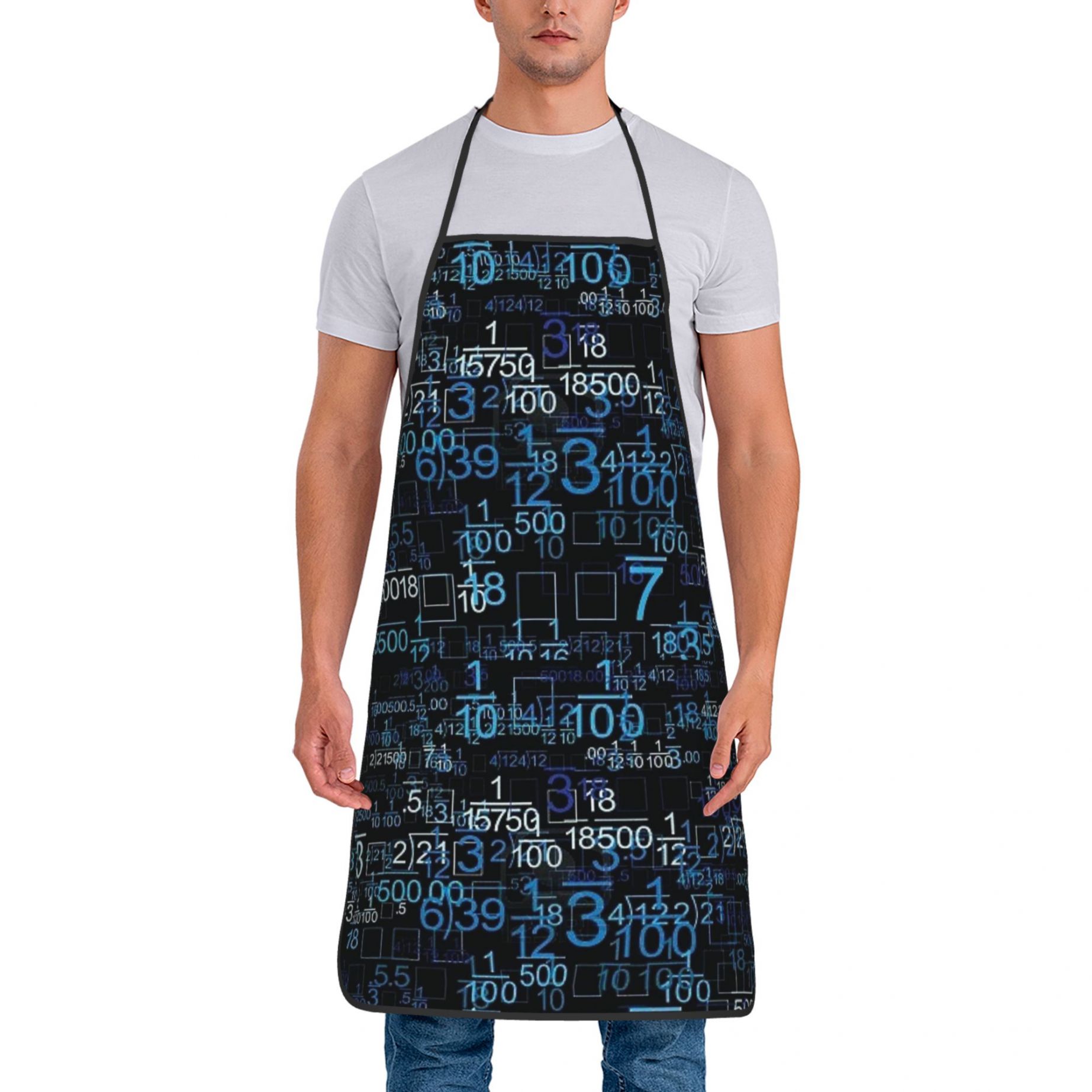 Math Equations Aprons for Women Men Waterproof Apron Kitchen Chef ...