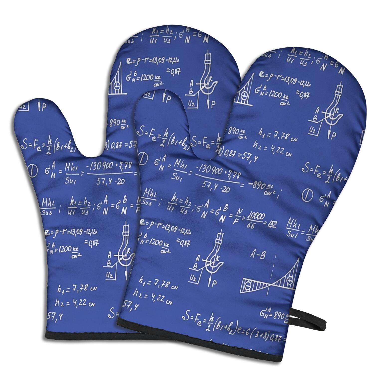 Math Equations Physics Diagrams Blue Pattern Shower Curtain OneSize ...