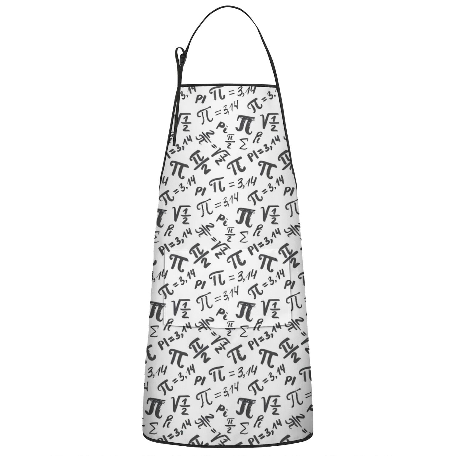Math Equations Pi Symbols White Pattern Apron-Garden Aprons for Women ...