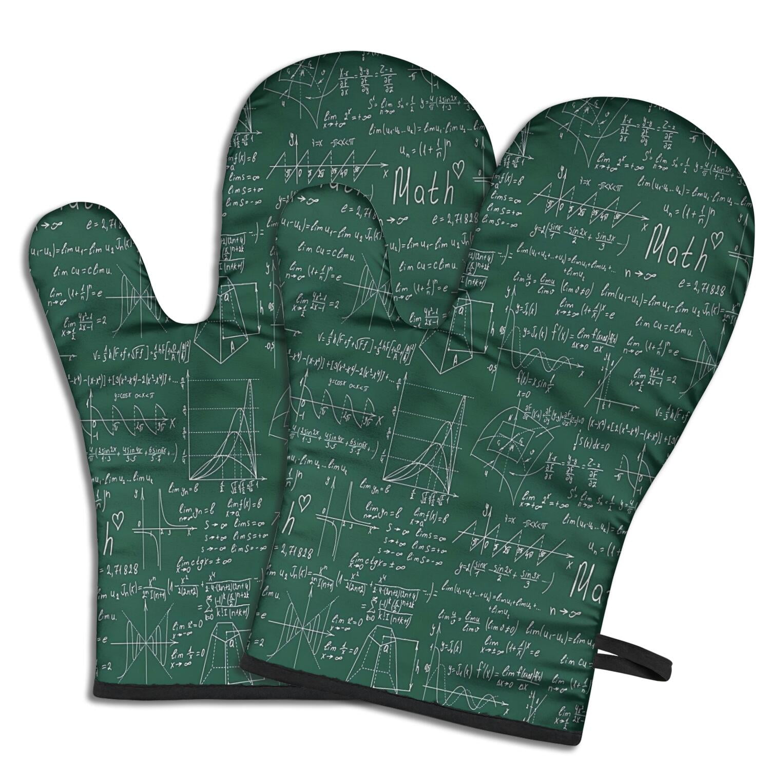 Math Equations Science Symbols Green Pattern Shower Curtain OneSize ...