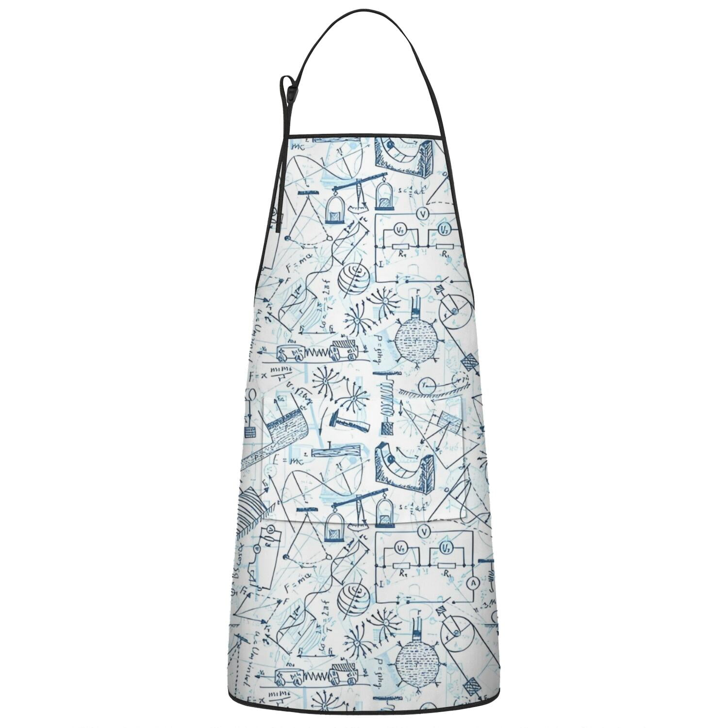 Math Equations Science Symbols Pattern Apron-Garden Aprons for Women ...
