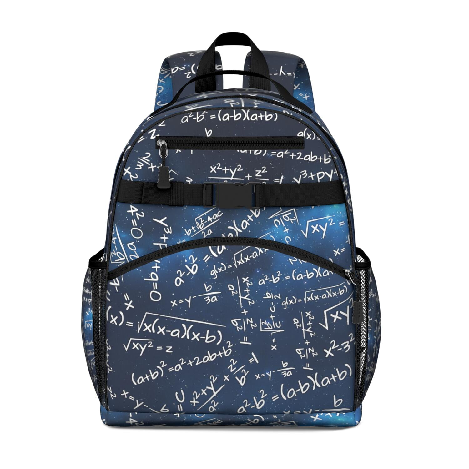 Math Equations Starry Blue Background Pattern Backpack for School,Cute ...