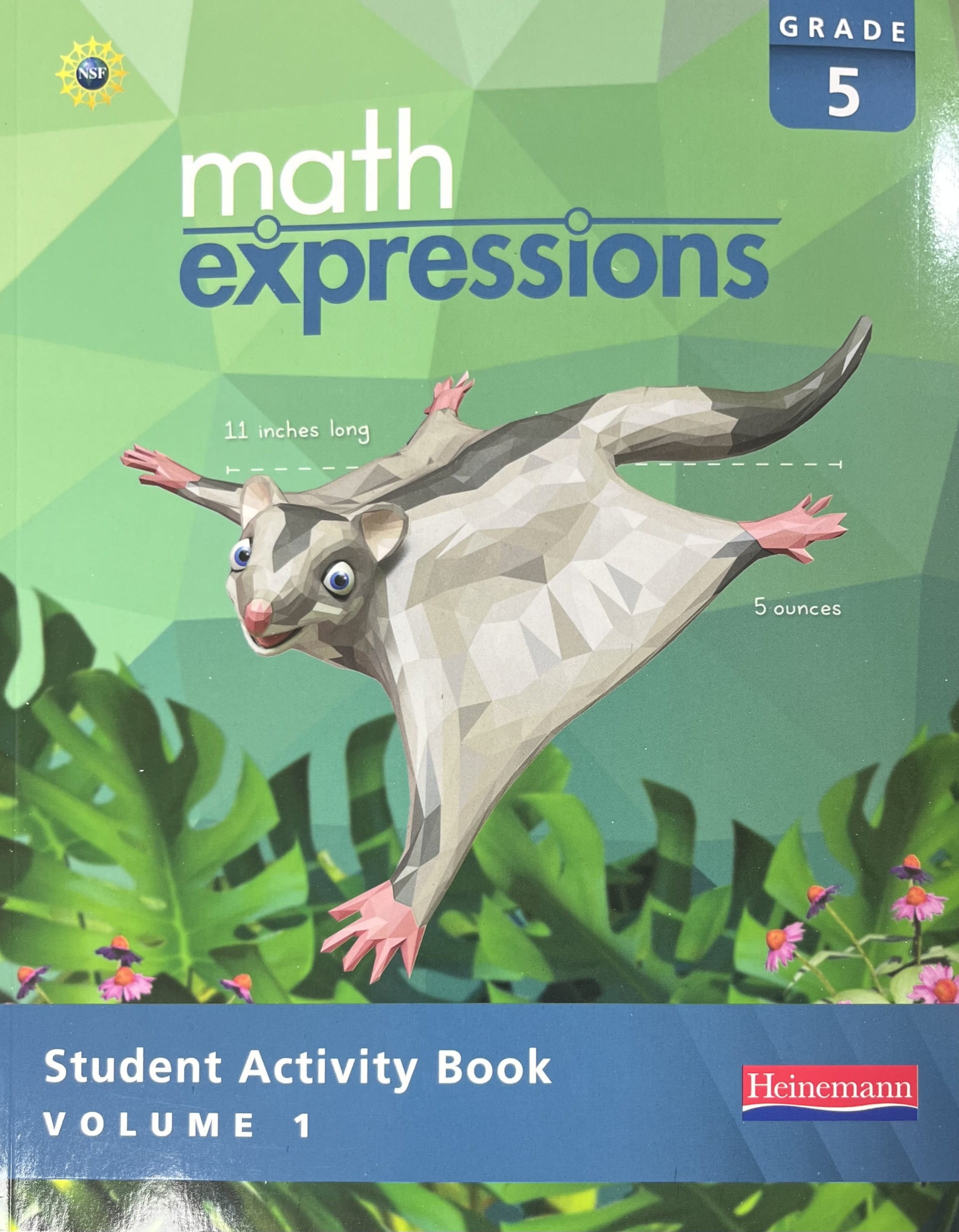 Math Expressions, Studednt Activity Book, Grade 5 Volume 1, c. 2025 ...