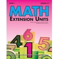 Math Extension Units Book 1 - Walmart.com