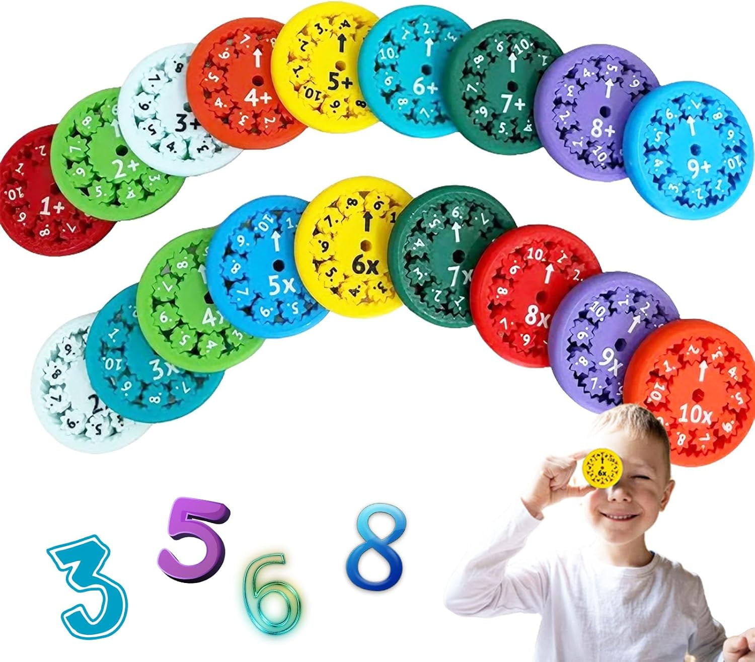 Math Fact Fidget Spinners - Say Goodbye to Dull Drills! Mini Quiet Math ...