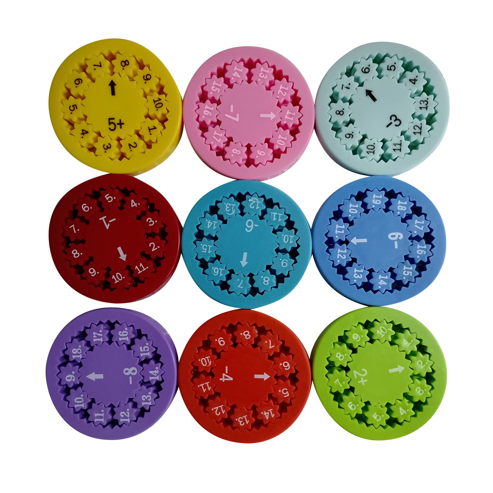 Math Fact Spinners - Addition Subtraction Learning Tool for Fidgeters ...