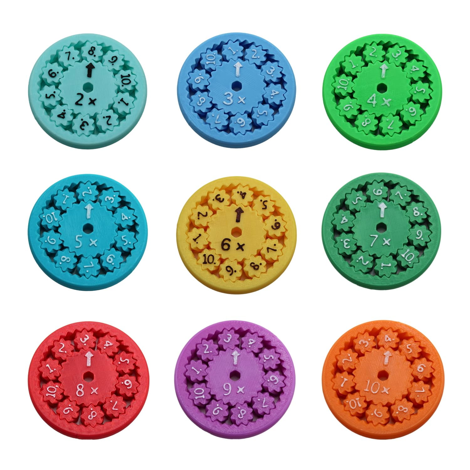 Math Fidget - STF9 Sensory Spinner Math Fact Fidget Stress Relief ...