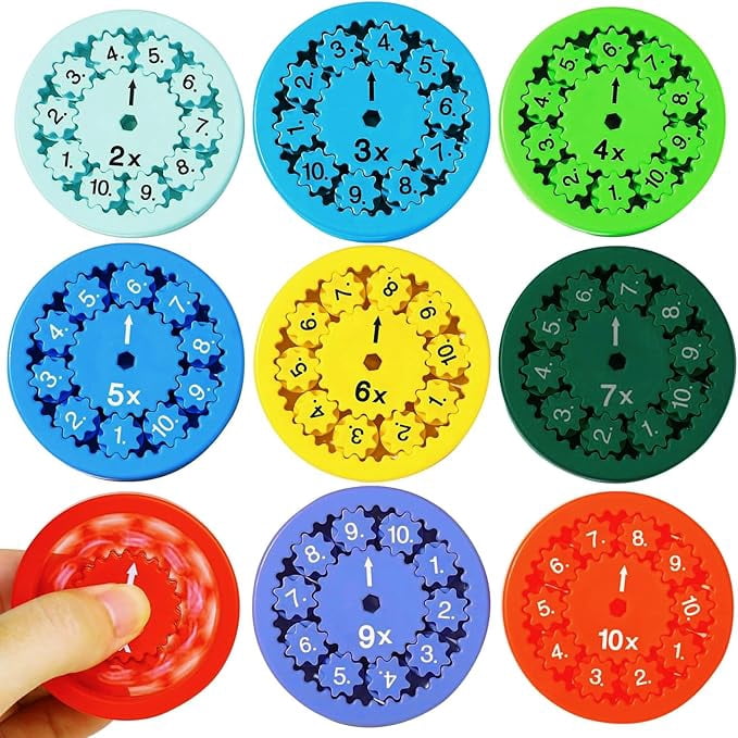 Math Fidget Spinner,Math Fact Fidget Spinners,Math Multiply and Divide ...