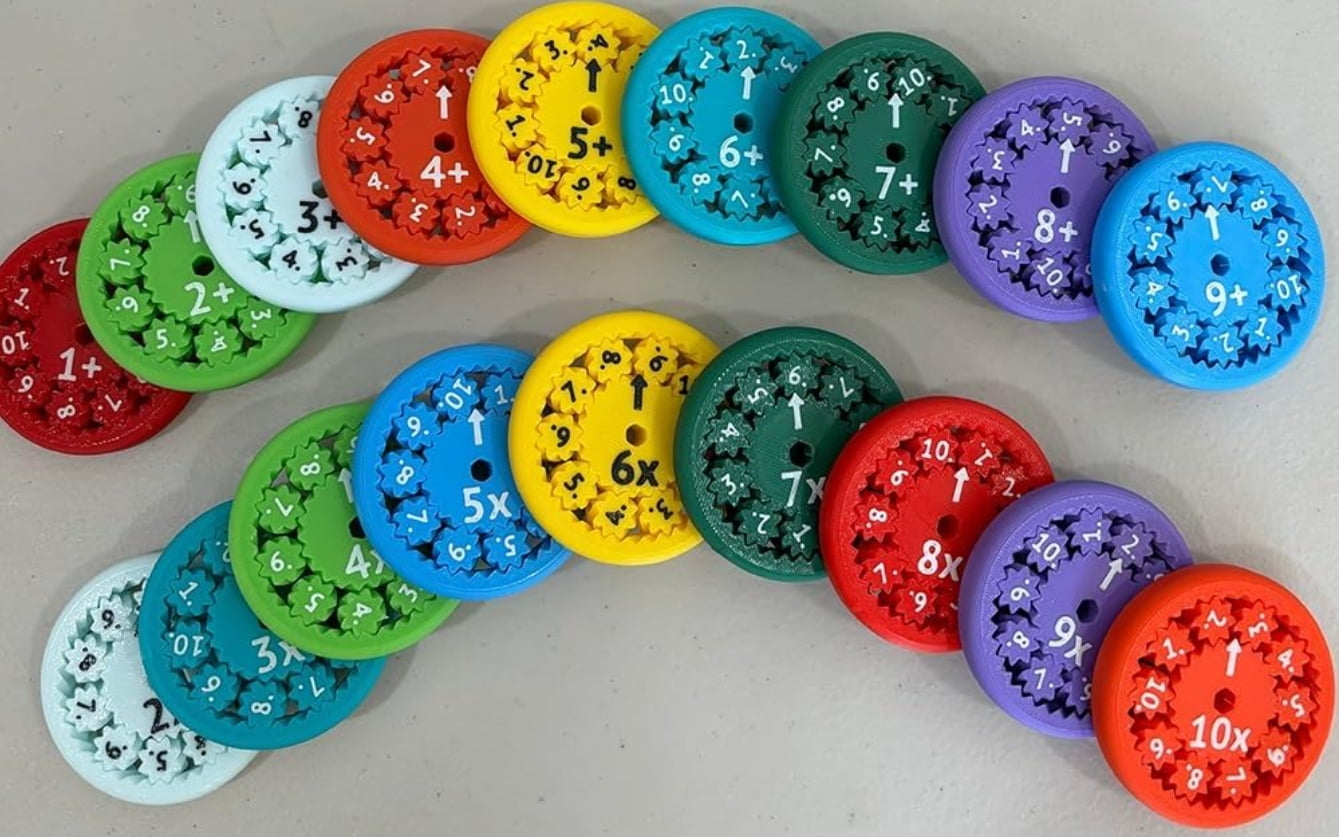 Math Fidget Spinners, Math Fact Fidget Spinners, Math Facts Fidget ...
