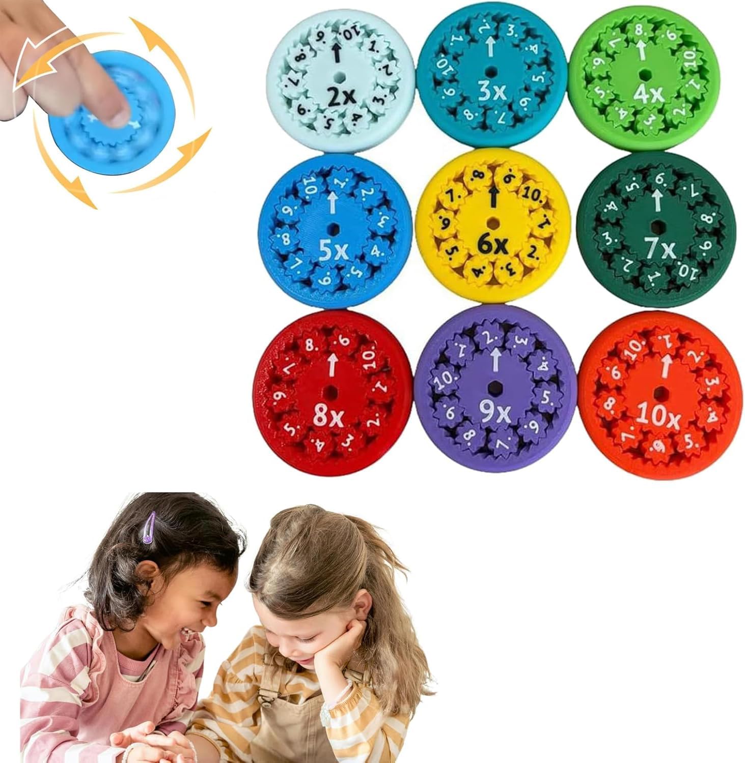 Math Fidget Spinners, Math Facts Fidget Spinners, Math Fact Fidget ...